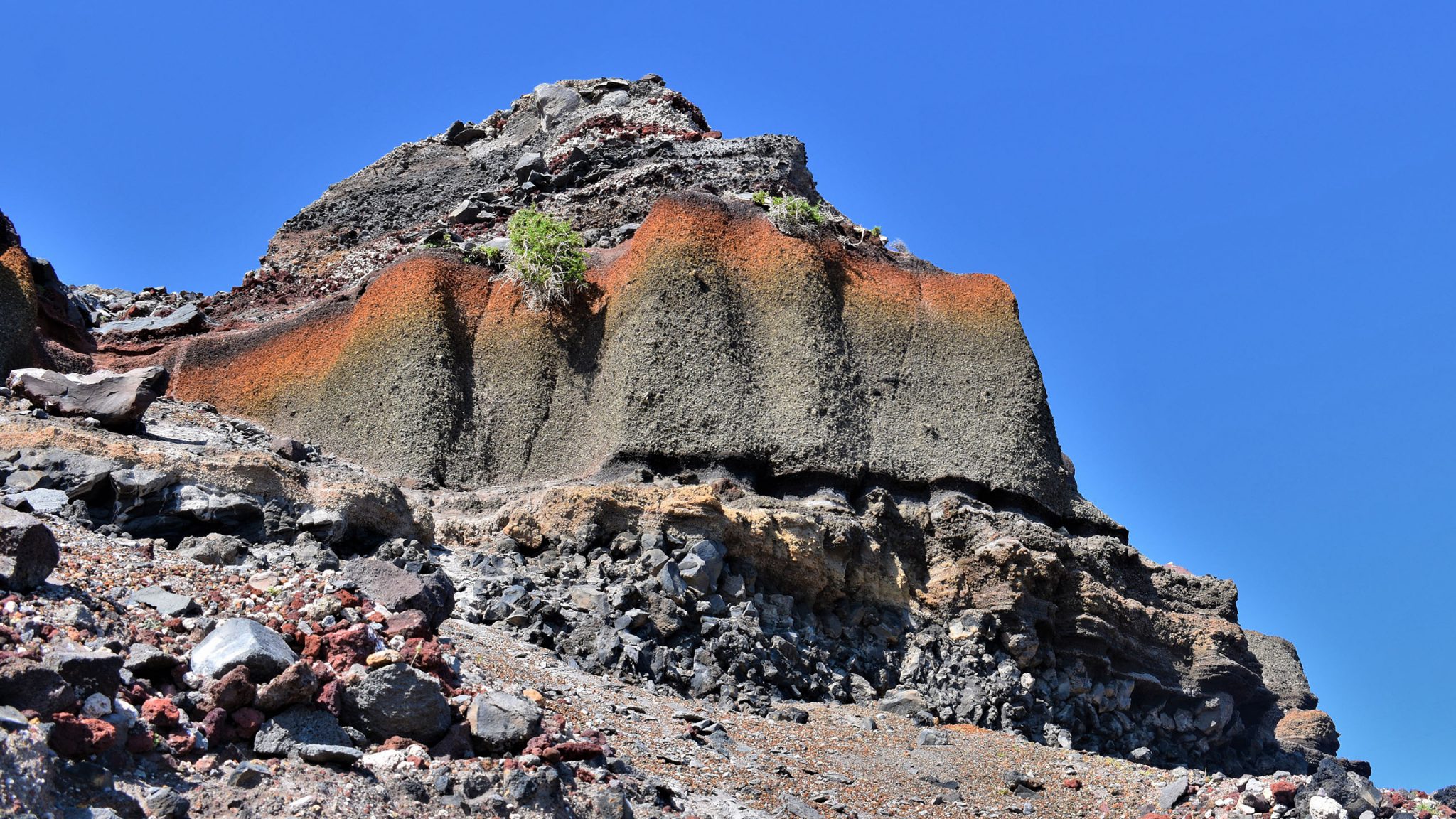 Basaltic – Andesitic Lava Flows covered by Scoria – Nisyros Geopark